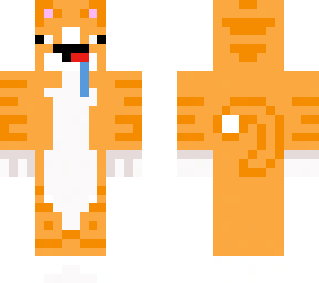 Derpy Orange Cat | Minecraft Skin