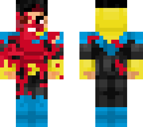 invincible (damaged) | Minecraft Skin