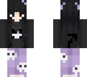 Kuromi Pyjama Girl | Minecraft Skin