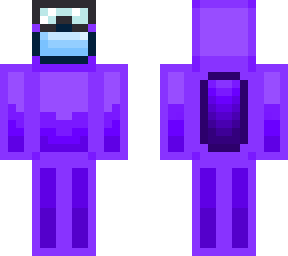purple among us goggles | Minecraft Skin