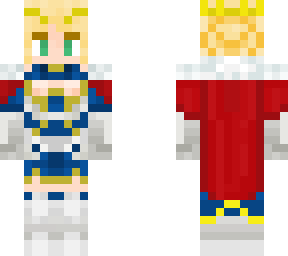 artoria pendragon lancer (red cape) | Minecraft Skin