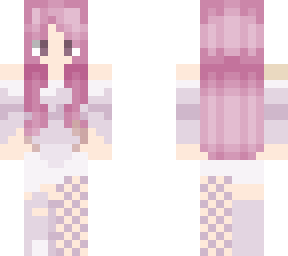 Cute Pink Girl | Minecraft Skin