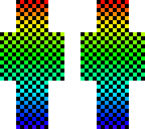 Regenbogen komisch | Minecraft Skin