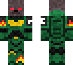 Sa'kan Salamander Warhammer 40k Space marine | Minecraft Skin