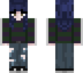 Toni Main (Blue Hair) | Minecraft Skin