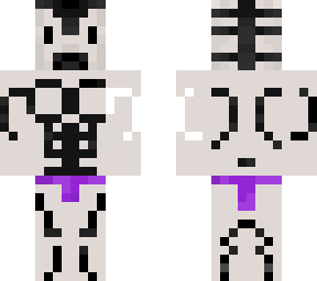 how to make a minecraft zebra