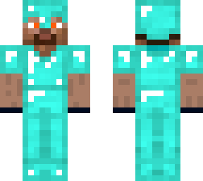 Diamond armour troll skin | Minecraft Skin