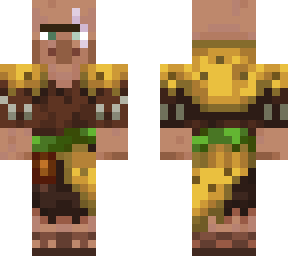 Jungle Villager Badass | Minecraft Skin