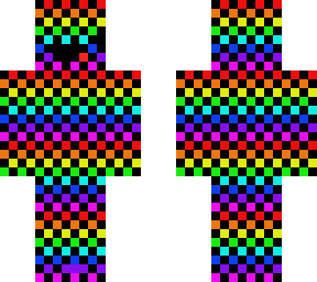 rainbow noob | Minecraft Skins