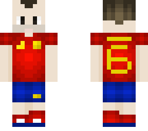 Andres Iniesta | Minecraft Skin