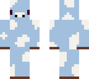 Frozen Blue Cow | Minecraft Skin