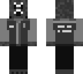 Grayscale Tesco Wiseguy | Minecraft Skin