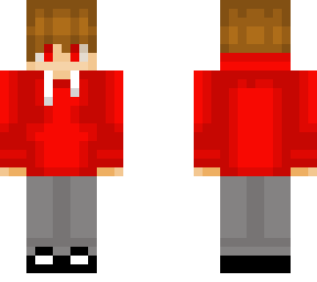 Red hoodie guy | Minecraft Skin