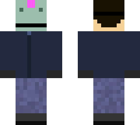 Earnest (becomes unmasked if you remove the outer layer) | Minecraft Skin