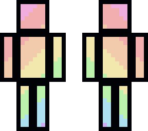 Rainbow skin | Minecraft Skin