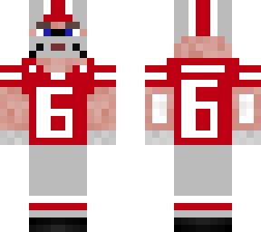 Sam Hubbard - Ohio State | Minecraft Skin