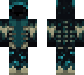 warden explained also STRONG warden | Minecraft Skin