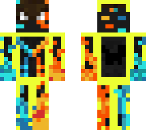 way of the water&fire | Minecraft Skin