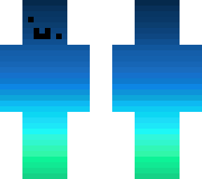 Blue Derp Gradient | Minecraft Skin