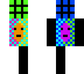 Rubix cube Head | Minecraft Skin