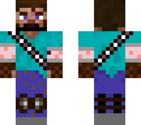 Zombie Apocalypse Survivor Steve (Aged) | Minecraft Skin