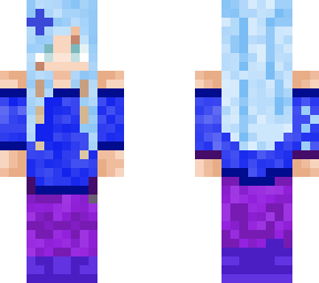 blue girl | Minecraft Skin