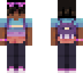 dandelion fluff ; te (1/2) | Minecraft Skin