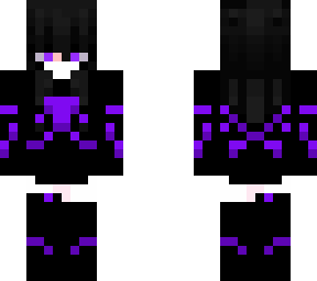 Dark Shadow girl | Minecraft Skin
