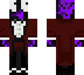 Red tux version 2 grape | Minecraft Skin