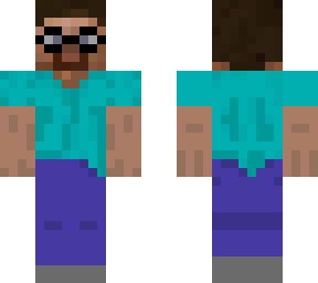 smart steve (transparent pixels) | Minecraft Skin
