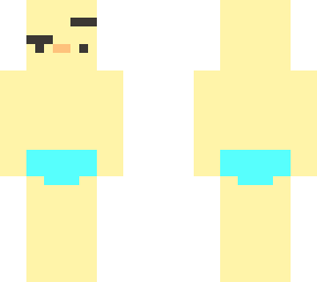 Special effects confused underpants duck. | Minecraft Skin
