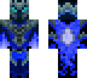 blue ghast knight | Minecraft Skin