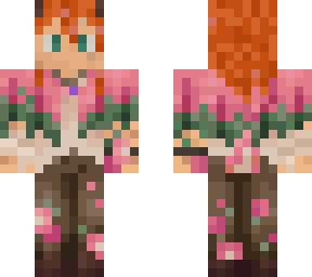 Cherry Blossom Satyr | Minecraft Skin