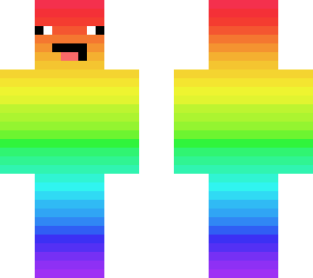 rainbow derp | Minecraft Skins