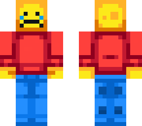Sad Minifig | Minecraft Skin