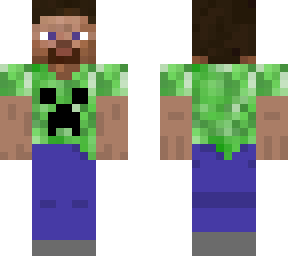 steve creeper shirt | Minecraft Skins