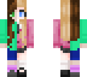 2 way collab with Lylek |+| My part |+| | Minecraft Skin