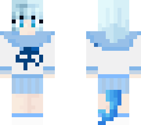 Gawr Gura School | Minecraft Skin