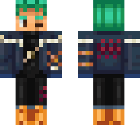 Egghead Zoro (edit, read desc) | Minecraft Skin