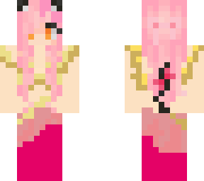 Kawaii Chan Kc mermaid version Aphmau reworked | Minecraft Skin