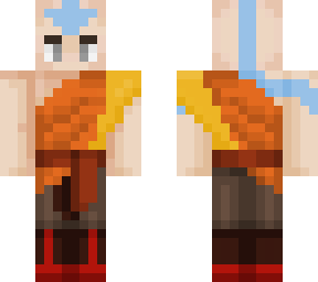 avatar aang ver 1 | Minecraft Skin