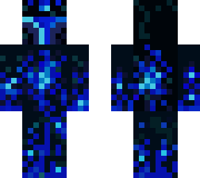 corrupted blue knight | Minecraft Skin