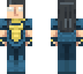 Long Haired Invincible (Invincible War) | Invincible | Minecraft Skin