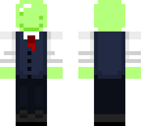 slime in a suit | Minecraft Skin