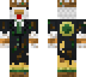 Chicken Earth bender | Minecraft Skin