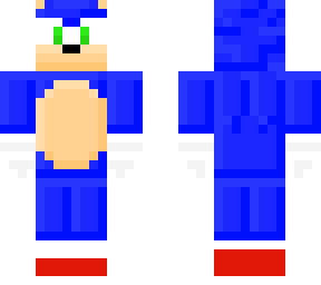 Sonic The Hedgehog | Minecraft Skin