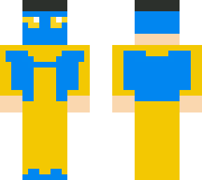 Blue Invincible Skin | Minecraft Skin