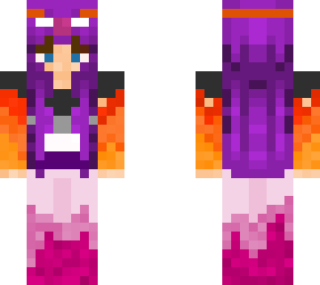 My oc with blazeborn origin | Minecraft Skin