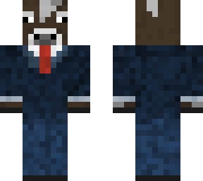 Suited Cow Man | Minecraft Skin