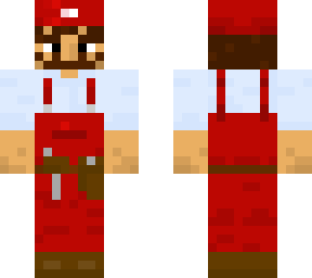 Lou Albano Mario | Minecraft Skin